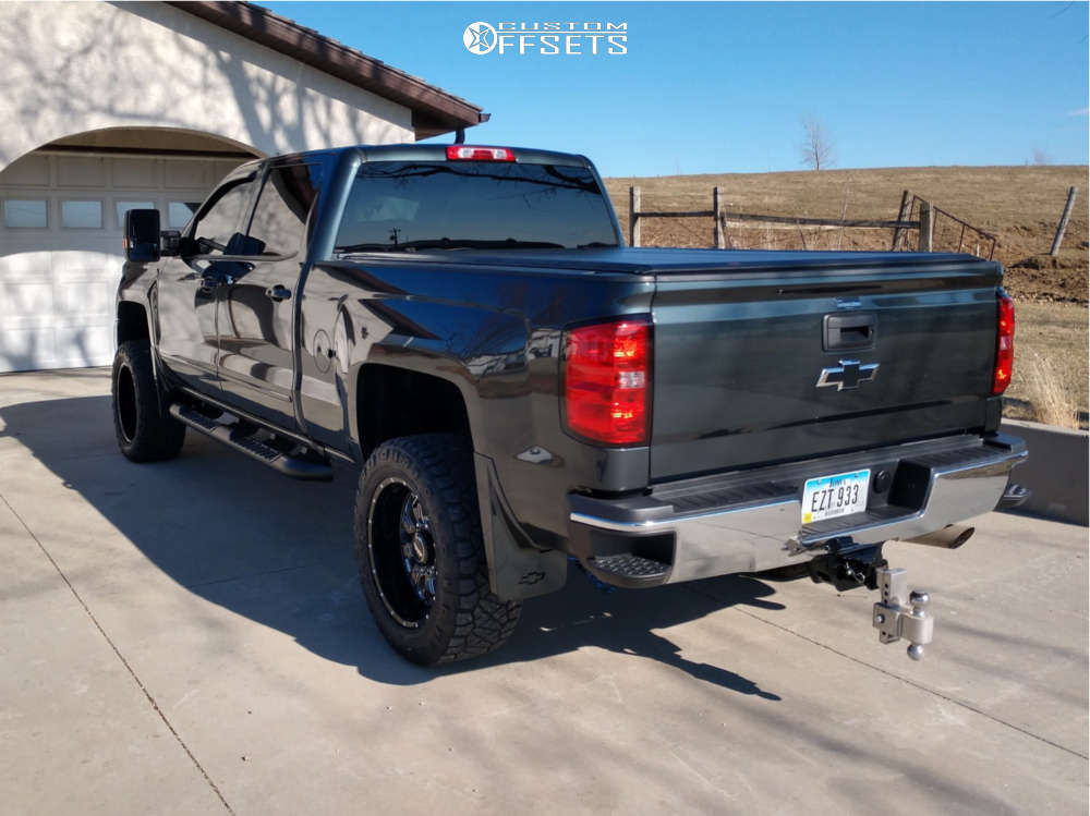 2017 Chevrolet Silverado 2500 HD with 20x10 -24 Sota Scar and 295/55R20 ...