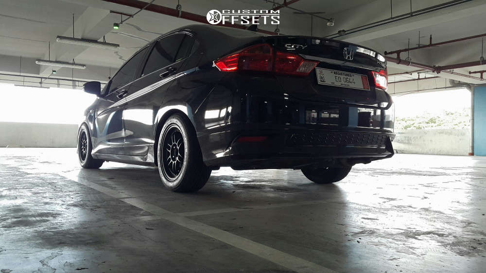 2018 Honda Fit with 15x7 38 Rota TFS301 and 195/55R15 Nankang Ns2 and ...