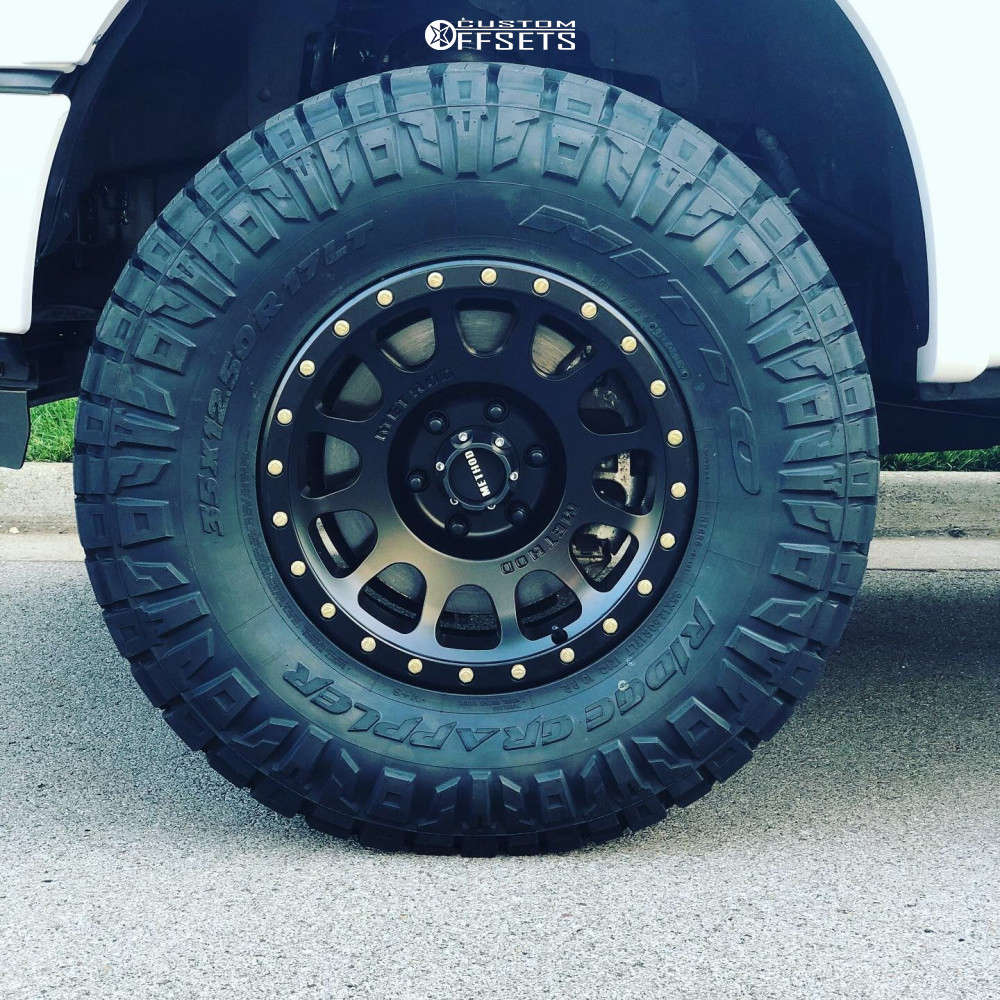 2016 Ford F-150 with 17x8.5 Method Nv and 35/12.5R17 Nitto Ridge ...