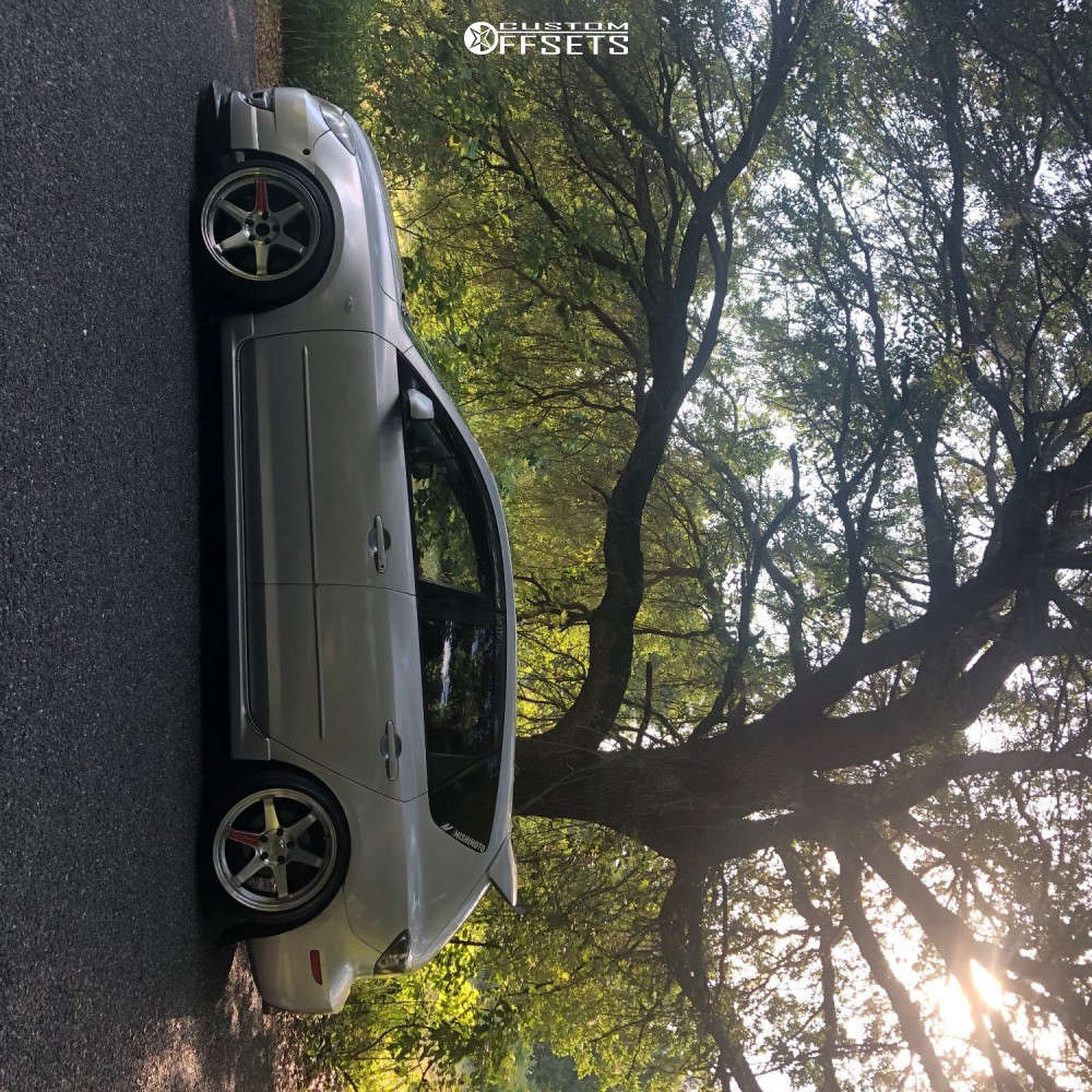 2008 Mazda MazdaSpeed3 with 18x9.5 12 Varrstoen Es2 and 215/40R18 Atlas ...