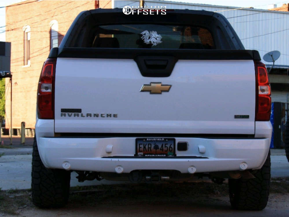 2010 Chevrolet Avalanche with 20x10 -18 Fuel Triton and 275/55R20 Nitto ...