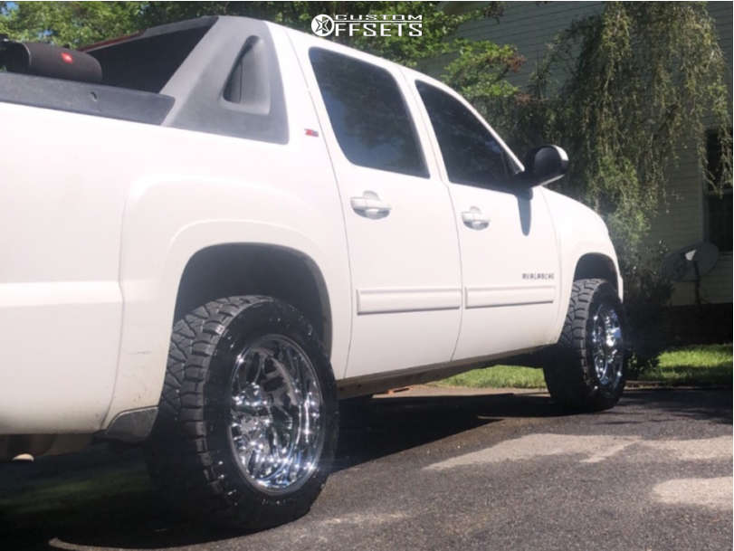 2010 Chevrolet Avalanche with 20x10 -18 Fuel Triton and 275/55R20 Nitto ...