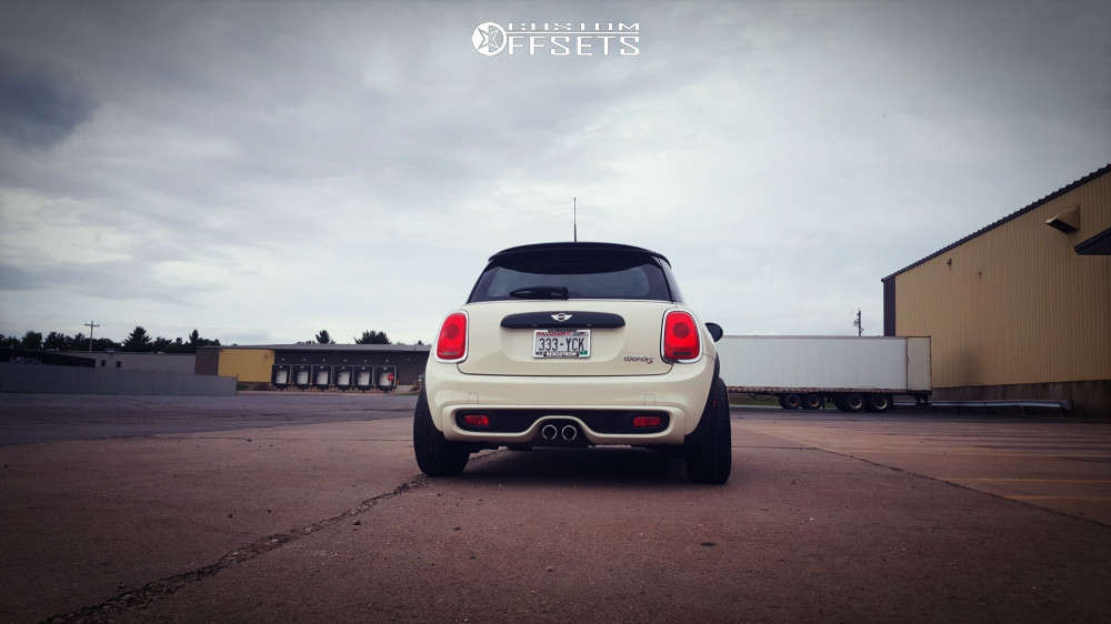 2014 Mini Cooper with 17x8.5 15 JNC JNC004 and 205/45R17 Hankook Ventus ...
