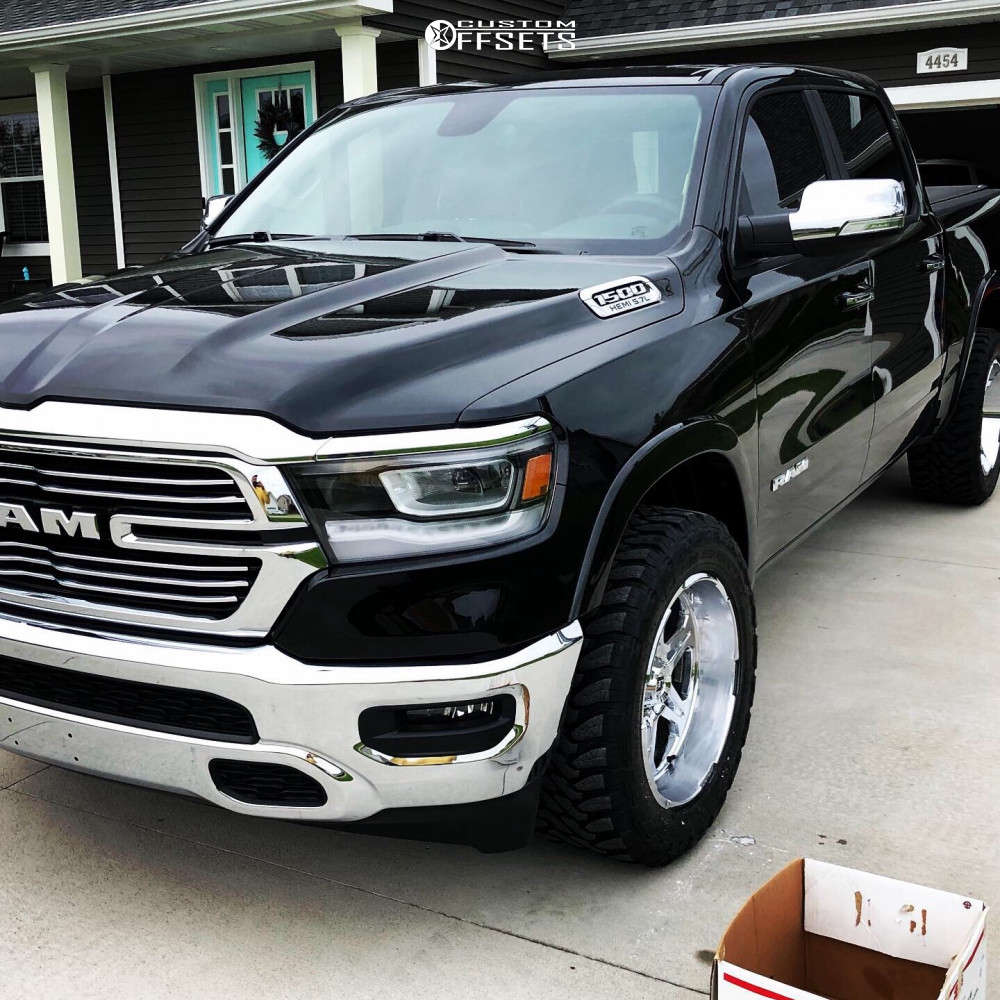 2019 Ram 1500 with 20x10 -19 Hostile Havoc and 295/55R20 Toyo Tires ...