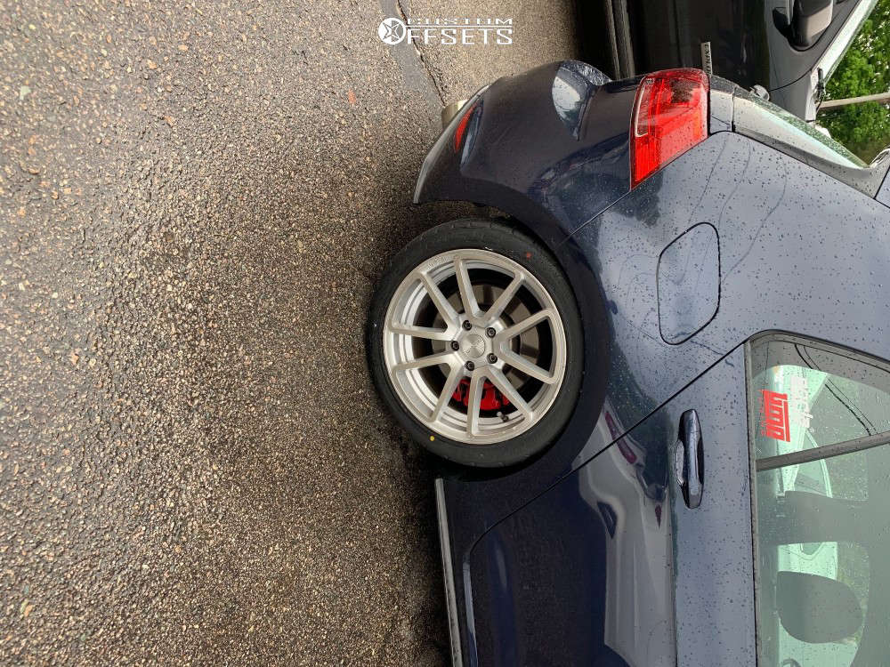 2017 Volkswagen GTI with 18x8.5 45 Rotiform Spf and 235/40R18 Federal ...