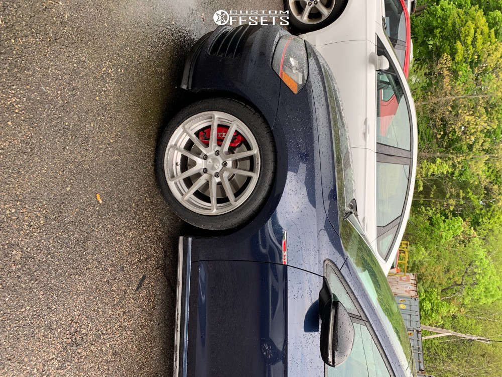 2017 Volkswagen GTI with 18x8.5 45 Rotiform Spf and 235/40R18 Federal ...