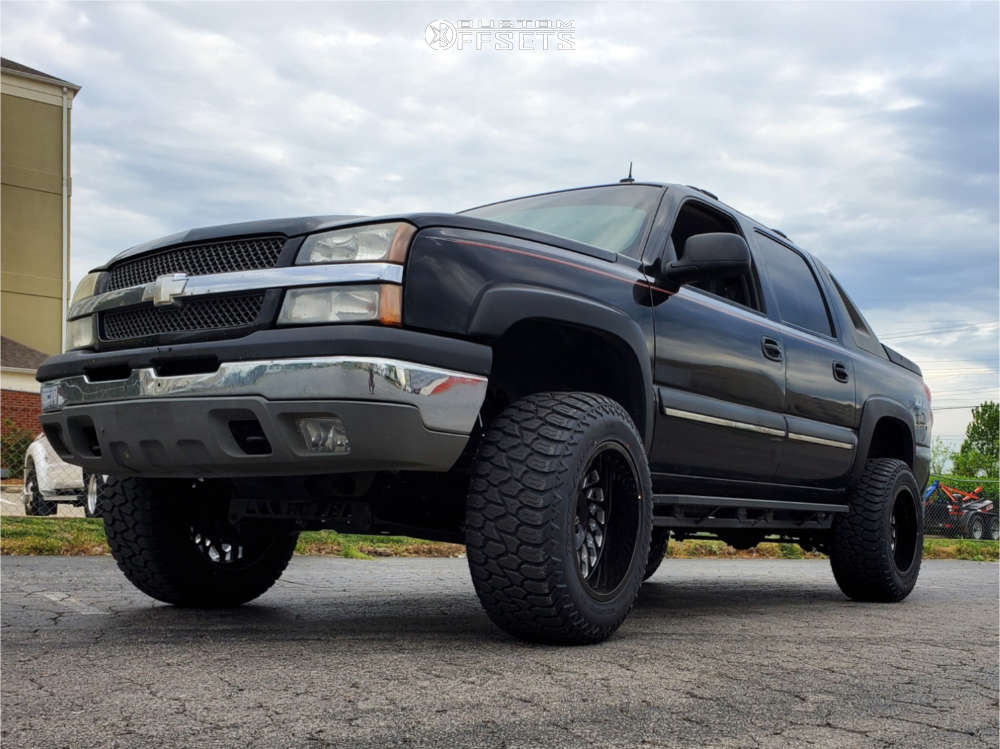 2003 Chevrolet Avalanche 1500 with 20x12 -51 Cali Offroad Switchback ...