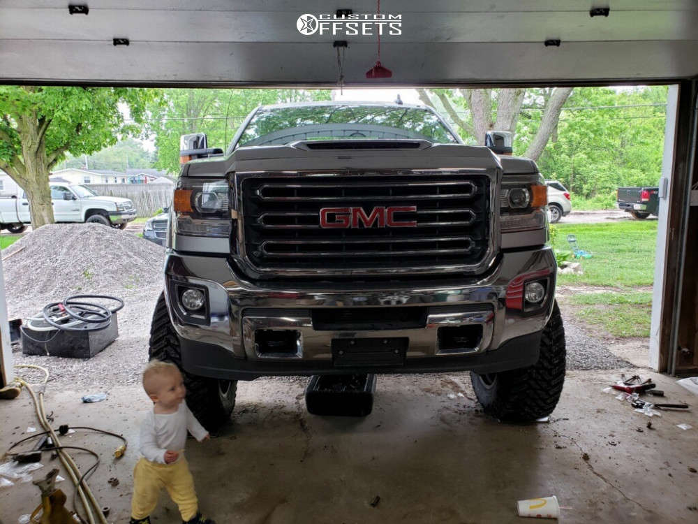 2017 GMC Sierra 2500 HD with 20x12 -51 Vision Rocker and 37/13.5R20 ...