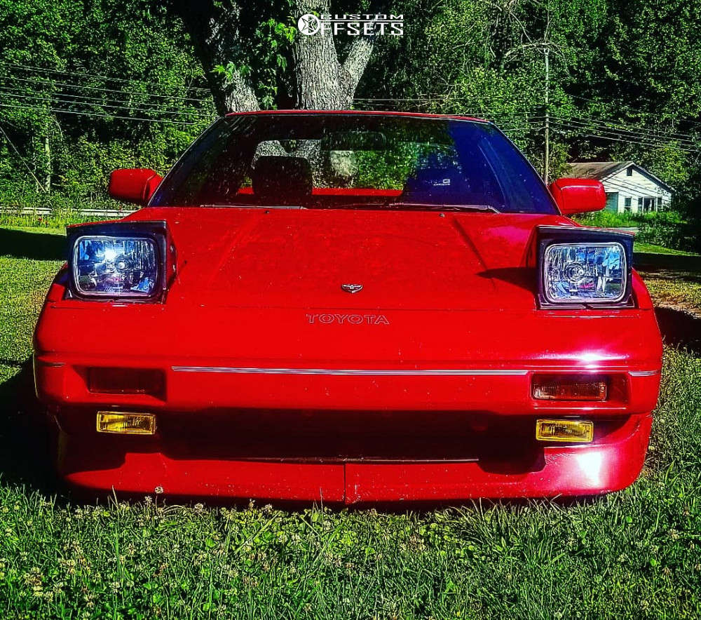 1989 Toyota MR2 with 15x7 38 Enkei Compe and 205/50R15 Falken Rt615k ...