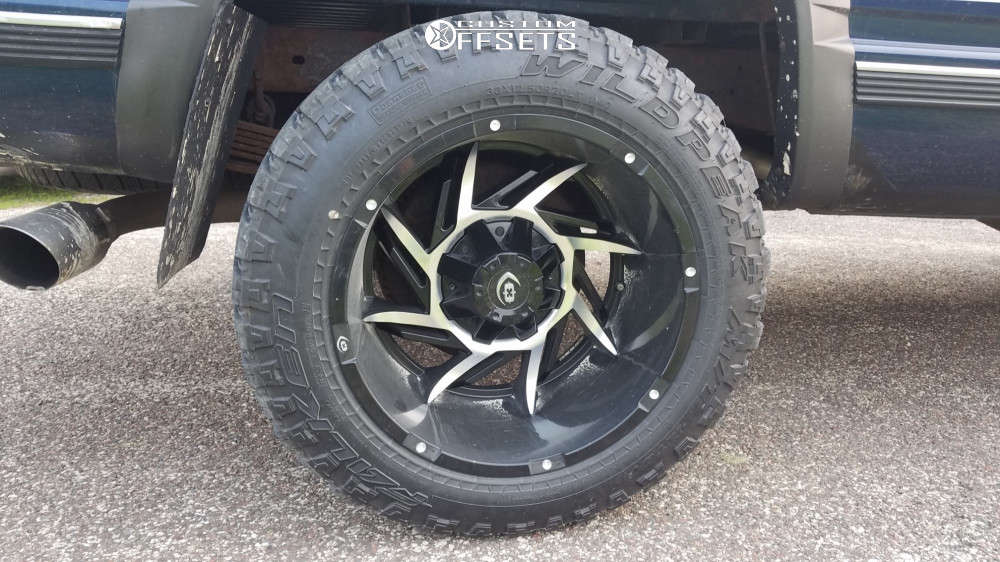 1998 Chevrolet K2500 with 20x12 -51 Vision Prowler and 33/12.5R20 ...