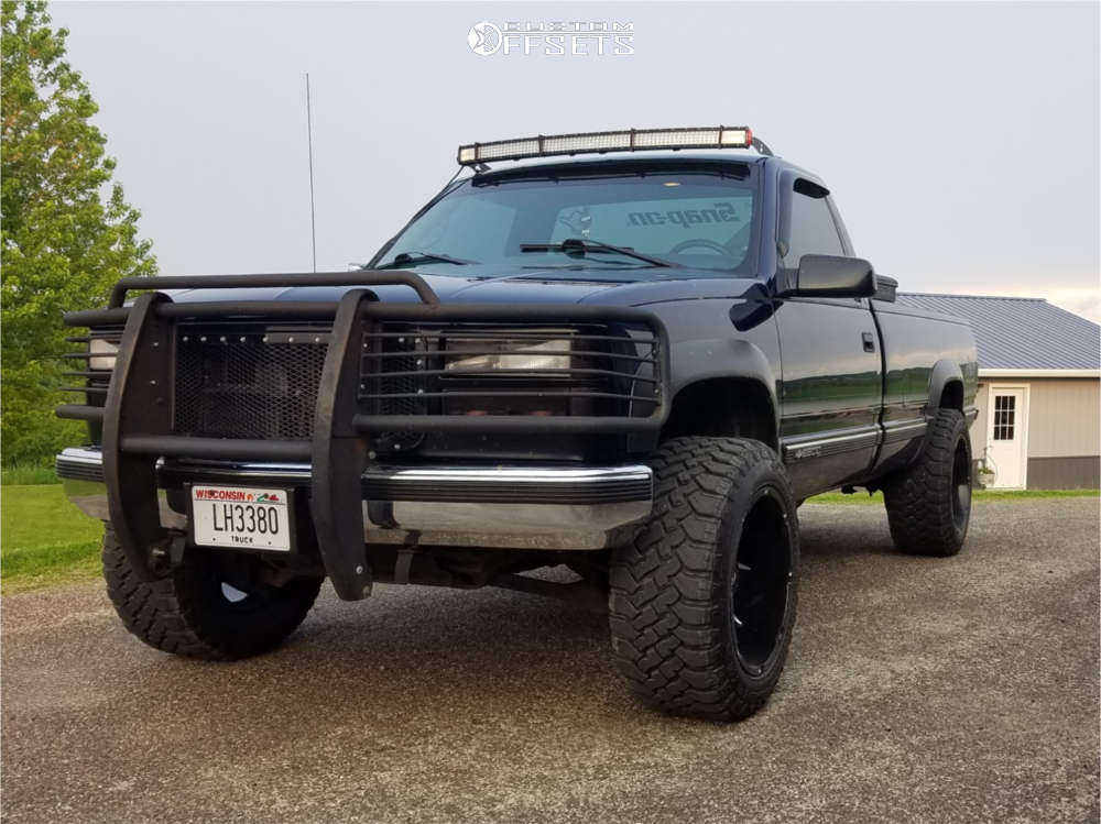 1998 Chevrolet K2500 with 20x12 -51 Vision Prowler and 33/12.5R20 ...