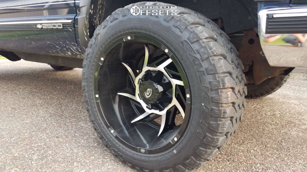 1998 Chevrolet K2500 with 20x12 -51 Vision Prowler and 33/12.5R20 ...