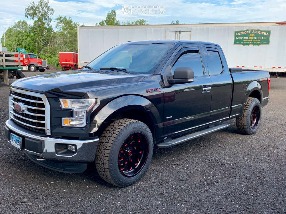 2015 Ford F-150 with 20x10 -18 Fuel Vortex and 265/60R20 Falken ...