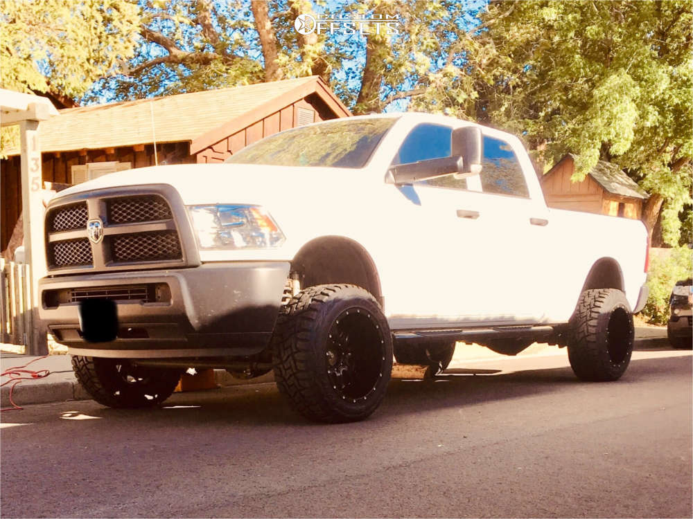 2017 Ram 2500 with 20x12 -44 TIS 535B and 295/55R20 Toyo Tires Open ...