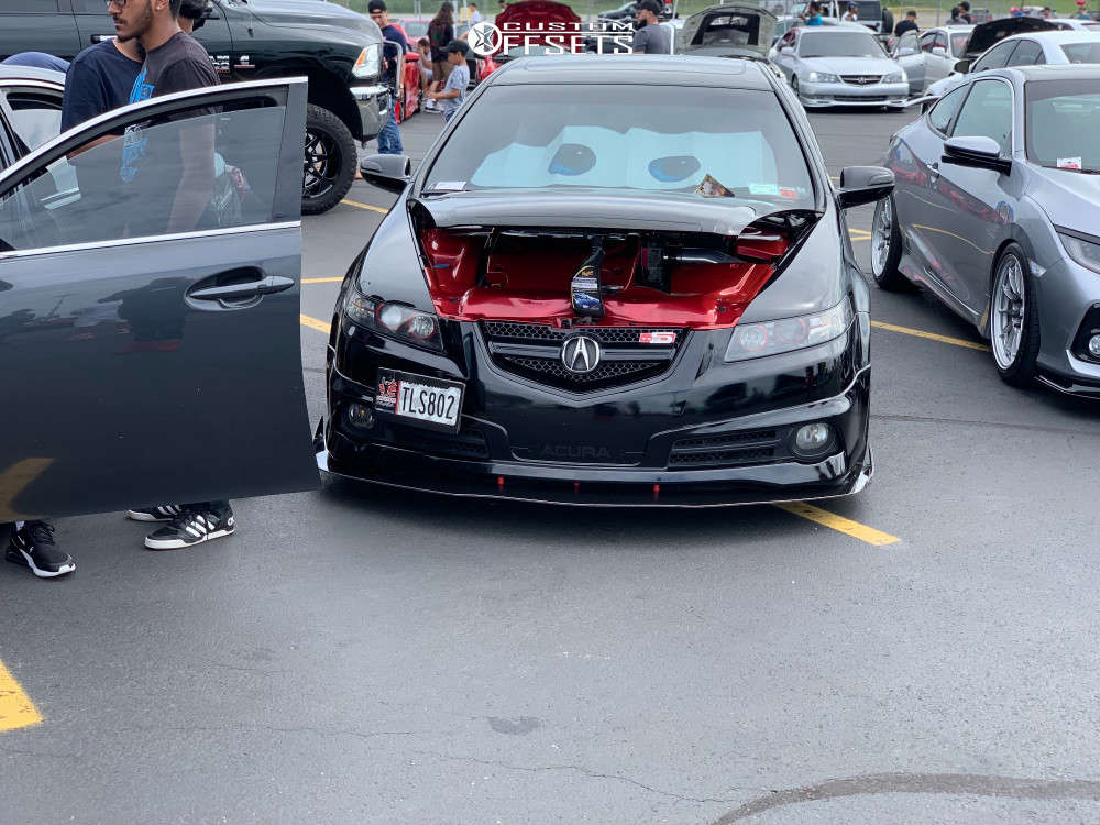 2007 Acura TL with 18x8.5 35 AVID1 AV6 and 225/40R18 Hankook Ventus V12 ...