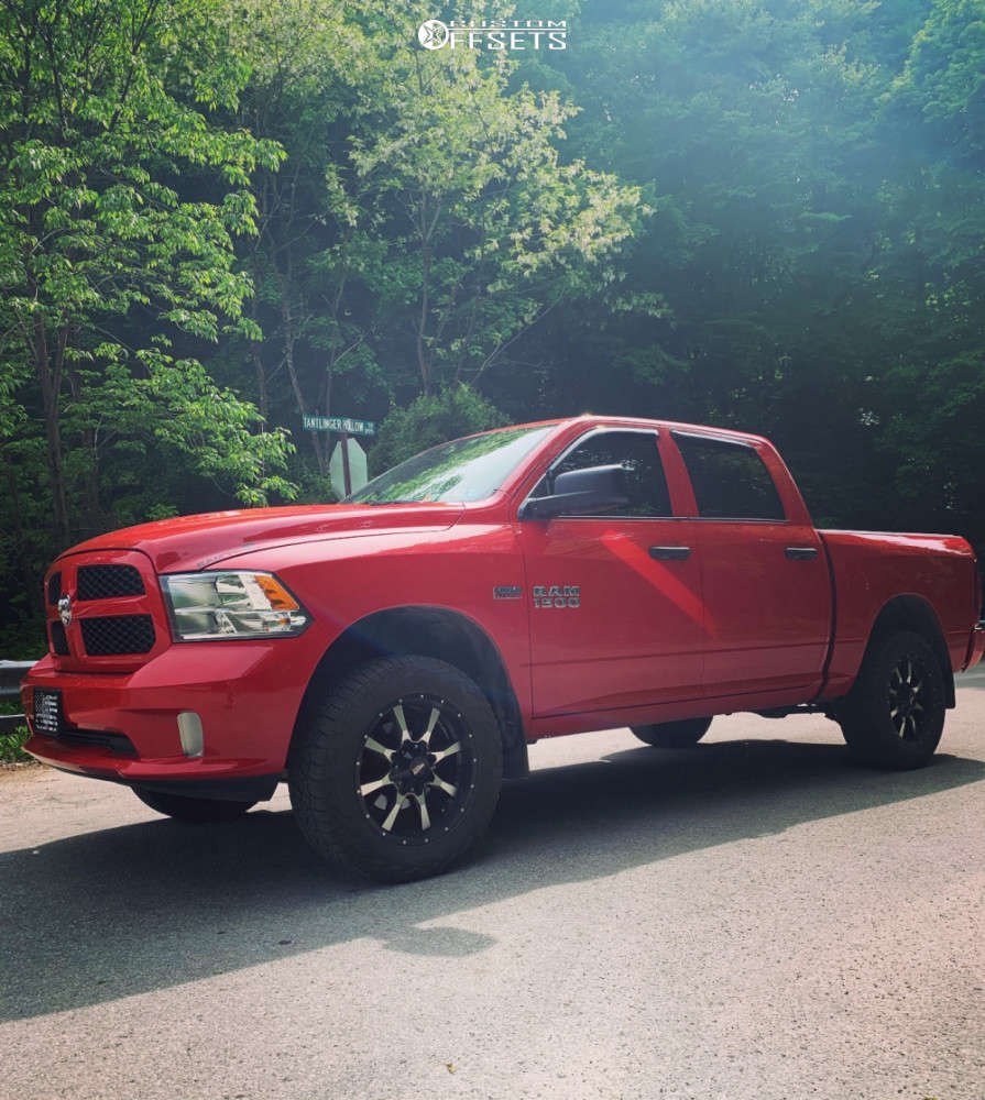 2014 Ram 1500 with 20x9 18 Moto Metal Mo970 and 275/60R20 Falken ...
