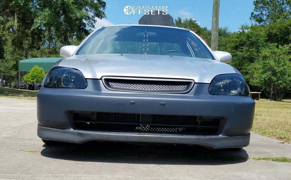 1996 Honda Civic with 15x6.5 35 Primax 533 and 195/50R15 Westlake Rp18 ...