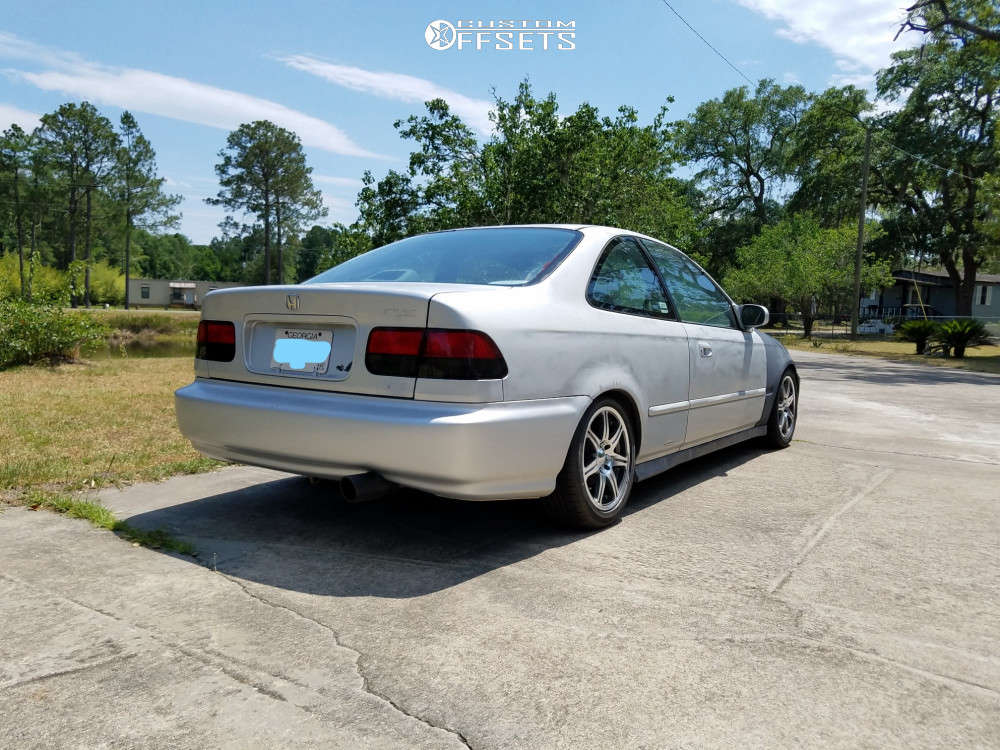 1996 Honda Civic with 15x6.5 35 Primax 533 and 195/50R15 Westlake Rp18 ...