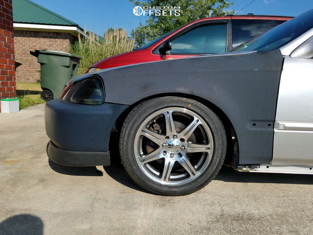 1996 Honda Civic with 15x6.5 35 Primax 533 and 195/50R15 Westlake Rp18 ...