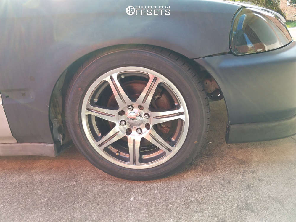1996 Honda Civic with 15x6.5 35 Primax 533 and 195/50R15 Westlake Rp18 ...
