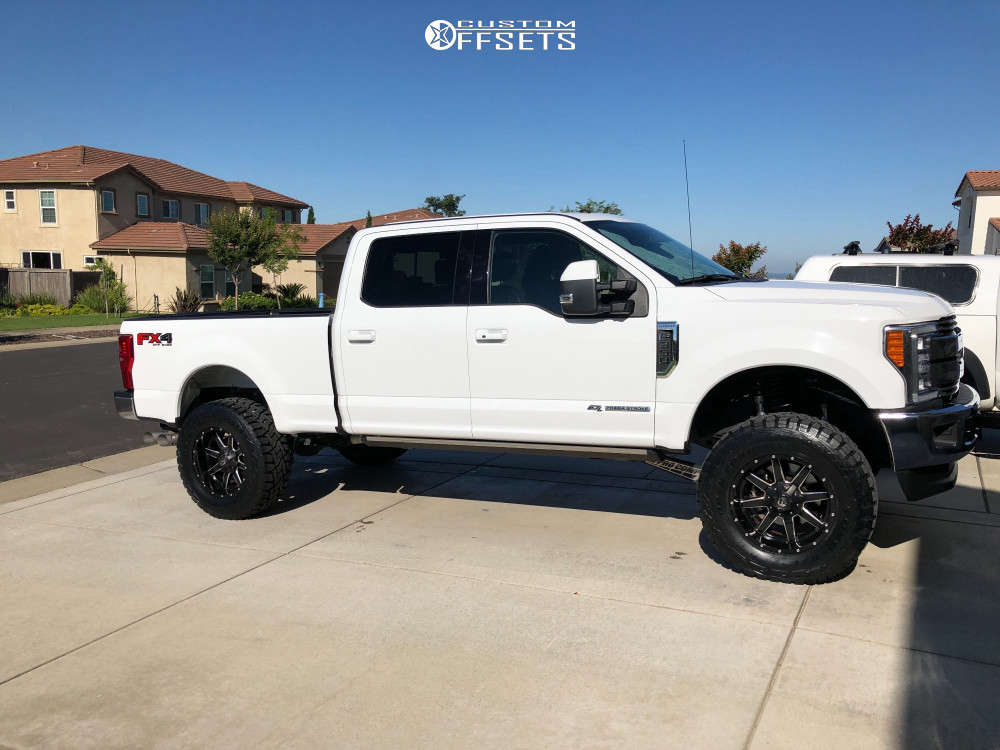 2017 Ford F-350 Super Duty with 20x10 -24 Fuel Maverick and 37/13.5R20 ...