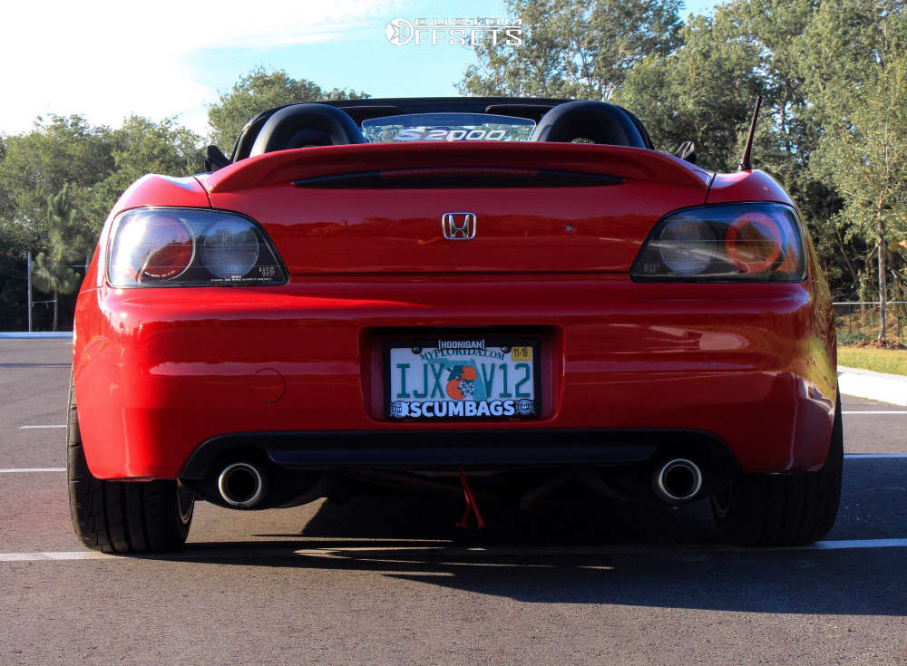 2000 Honda S2000 with 17x7.5 38 Enkei Pf01 and 225/45R17 Firestone ...