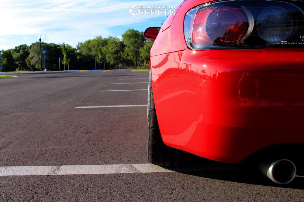 2000 Honda S2000 with 17x7.5 38 Enkei Pf01 and 225/45R17 Firestone ...