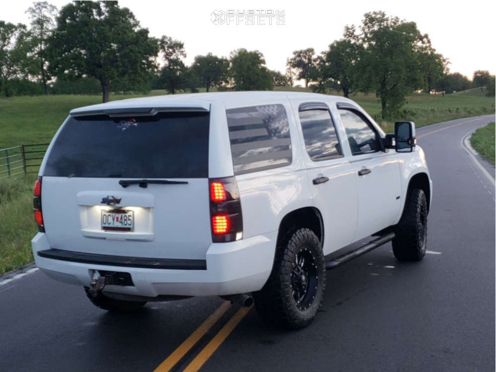 2010 Chevrolet Tahoe with 18x9 -12 Ballistic Scythe and 33/12.5R18 ...