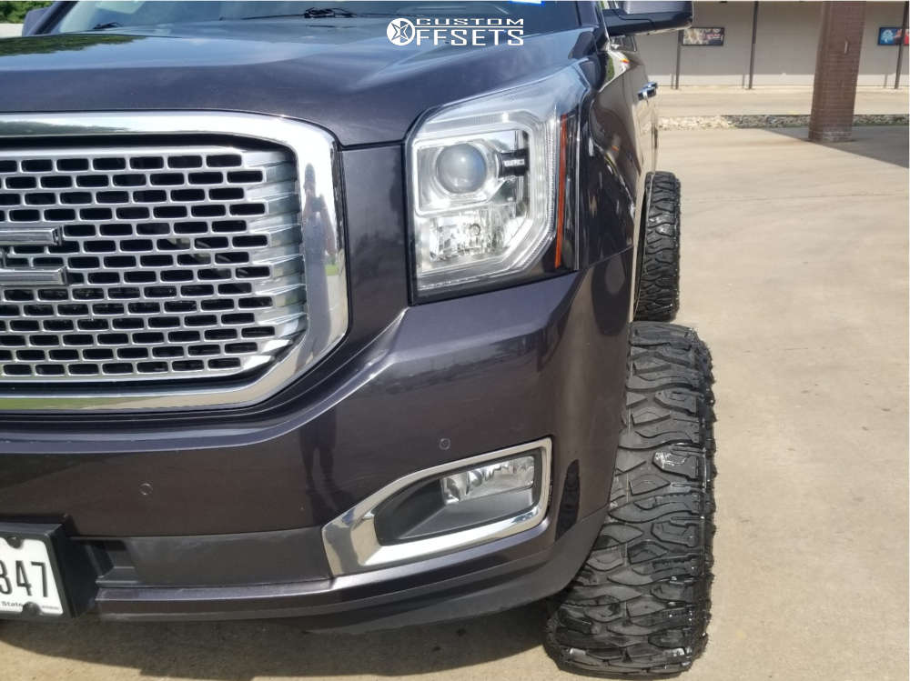 2015 GMC Yukon XL with 22x14 -76 Fuel Lethal D266 and 375/45R22 Atturo ...