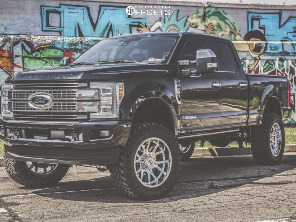 2018 Ford F-250 Super Duty with 22x10 -25 Hostile Rage and 37/13.5R22 ...