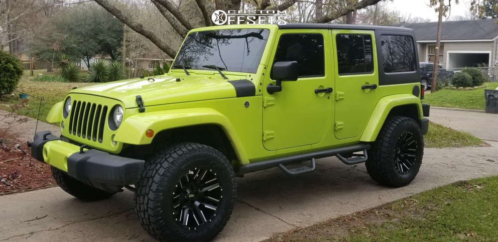 2017 Jeep Wrangler JK with 18x10 -24 Moto Metal Razor and 33/12.5R18 ...