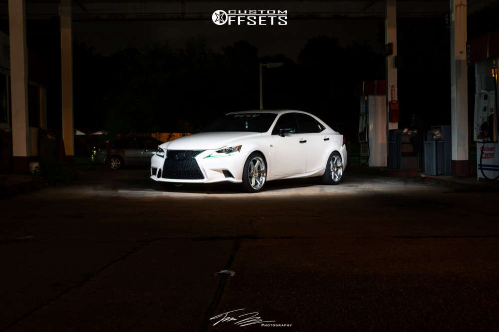 2015 Lexus IS250 with 19x8.5 30 ESR SR07 and 225/40R19 Achilles Atr ...