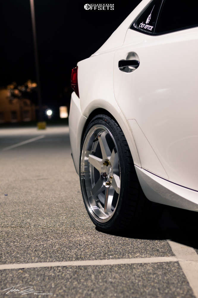 2015 Lexus IS250 with 19x8.5 30 ESR SR07 and 225/40R19 Achilles Atr ...