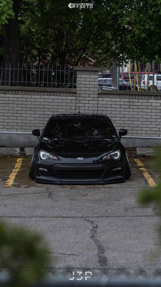 2013 Subaru BRZ with 18x10.5 -16 Work VS KF and 225/35R18 Nankang NS-20 ...