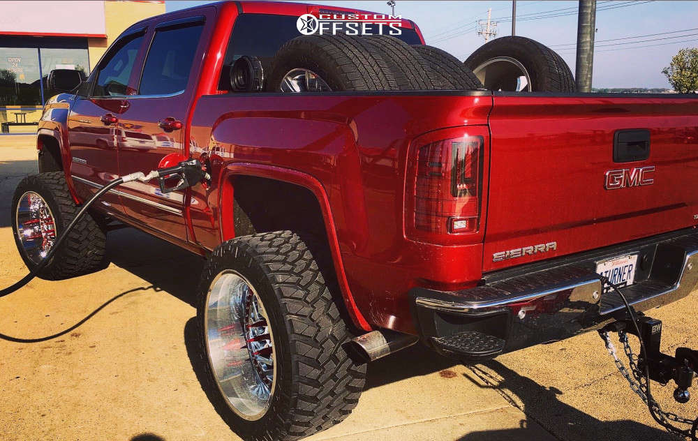 2018 GMC Sierra 1500 with 24x14 -81 ARKON OFF-ROAD Crown Series Victory ...