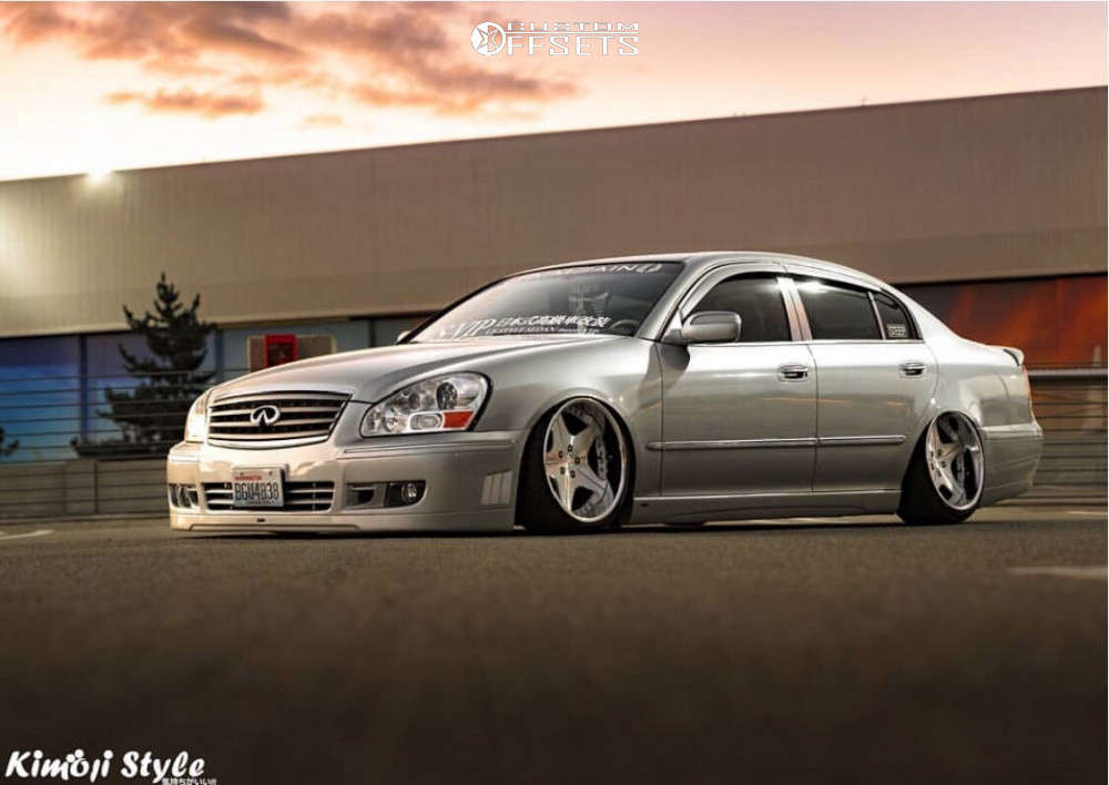 2005 INFINITI Q45 with 19x9.5 -13 Leon Hardiritt Ordens and 225/35R19 ...