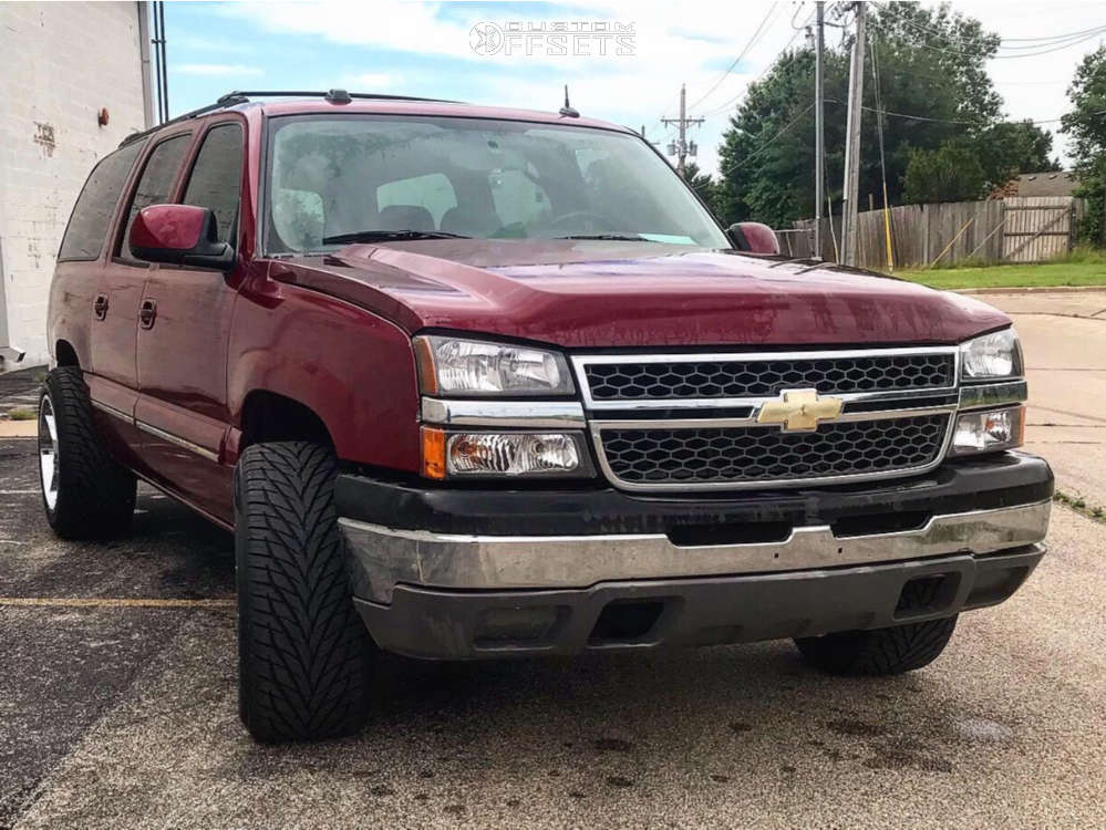 2004 Chevrolet Suburban 1500 with 20x12 -51 Vision Rocker and 305/50R20 ...