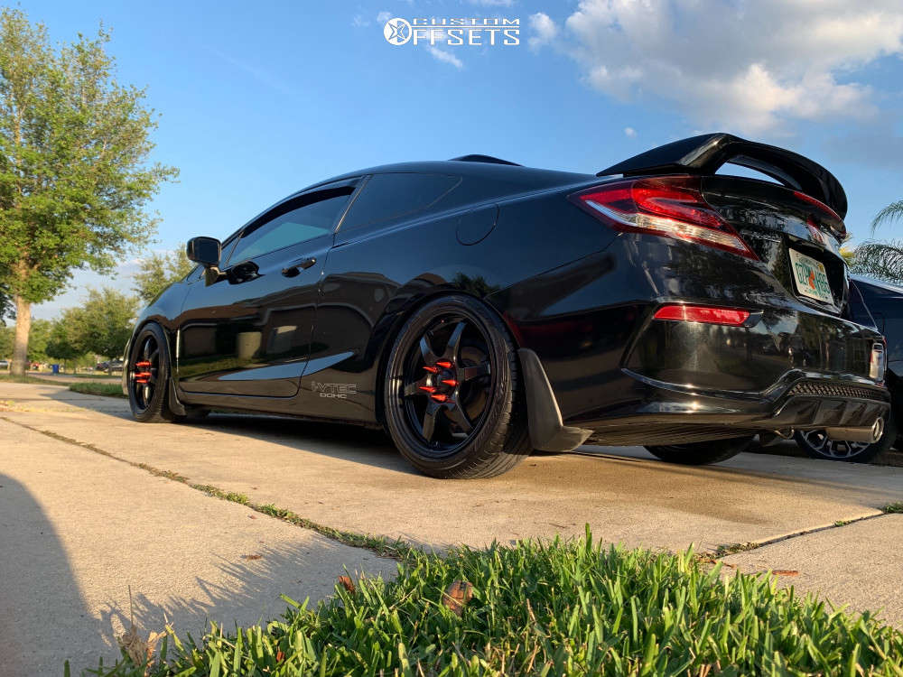 2015 Honda Civic Wheel Offset Tucked Coilovers | 716062 | Custom Offsets