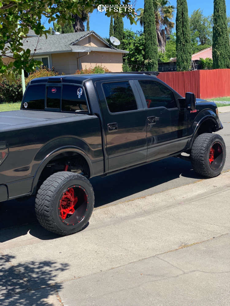 2012 Ford F-150 with 20x12 -44 Dropstars 645mb and 35/12.5R20 Pro Comp ...