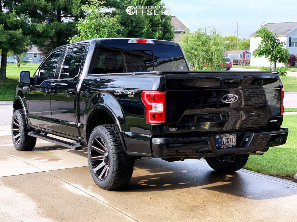 2018 Ford F-150 with 20x10 -18 Fuel Contra and 305/55R20 Falken ...