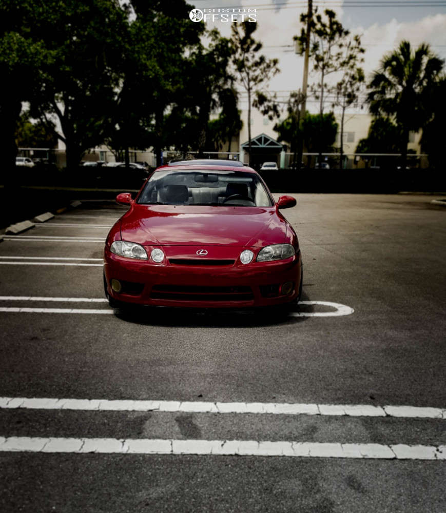 1998 Lexus SC300 with 18x9.5 22 Varrstoen Mk9 and 245/35R18 Hankook ...