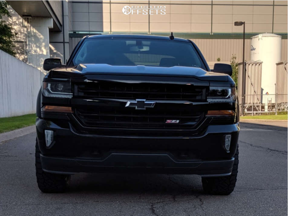 2017 Chevrolet Silverado 1500 with 20x9 -12 Raceline Injector and 275 ...