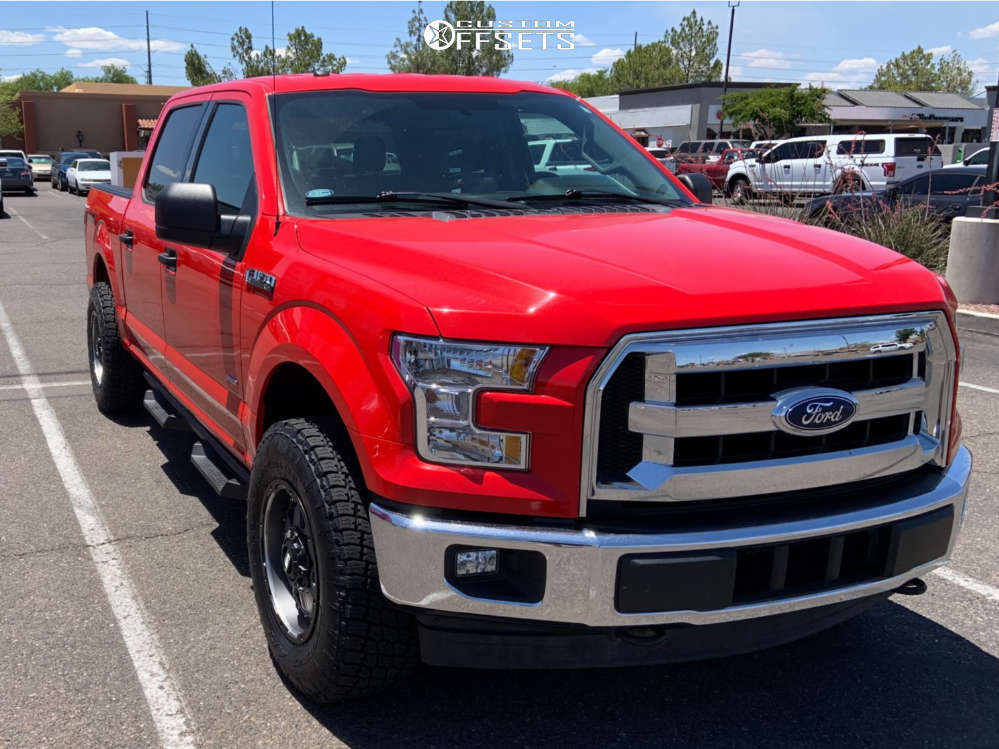 2017 Ford F-150 with 17x9 -12 Grid Gd10 and 295/70R17 Nitto Terra ...