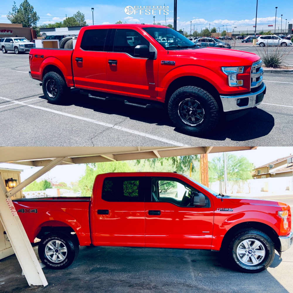 2017 Ford F-150 with 17x9 -12 Grid Gd10 and 295/70R17 Nitto Terra ...