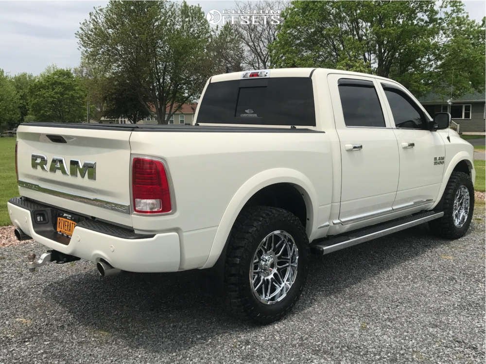 2016 Ram 1500 with 20x9 American Truxx Grind and 295/60R20 Cooper ...