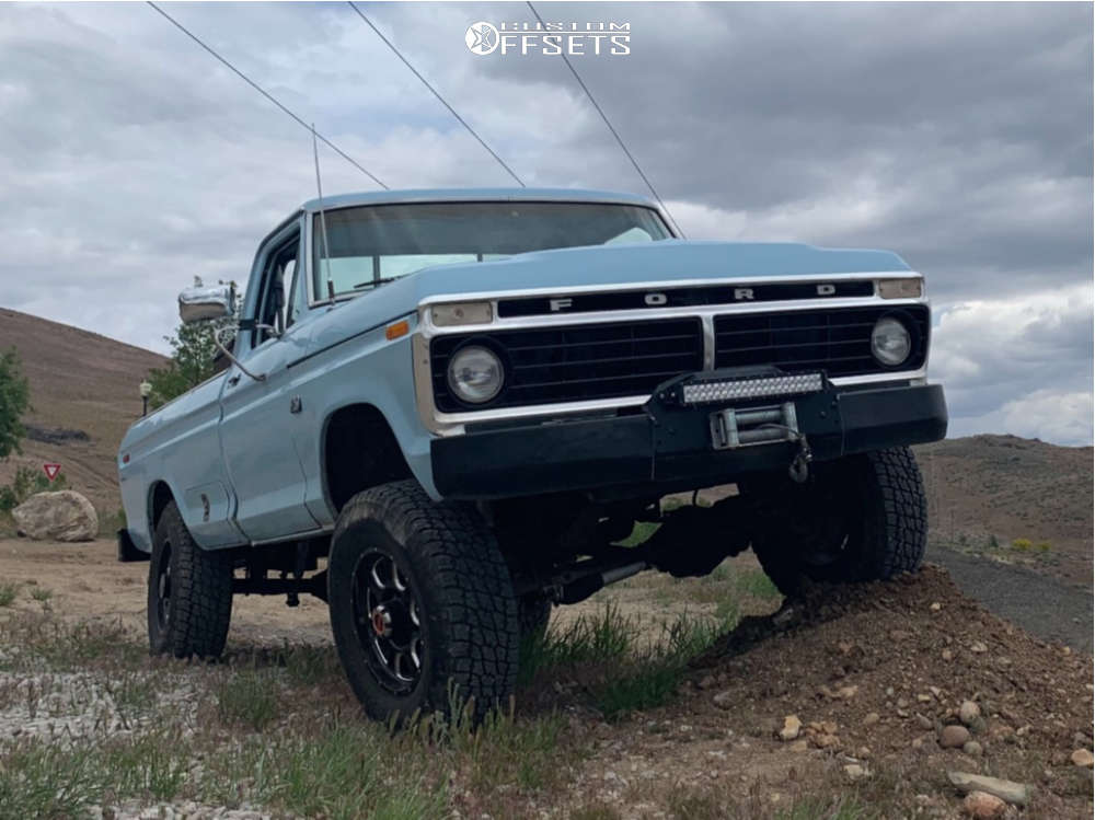 1976 Ford F-250 with 18x8.5 Vision Fury and 285/75R18 Nitto Trail ...