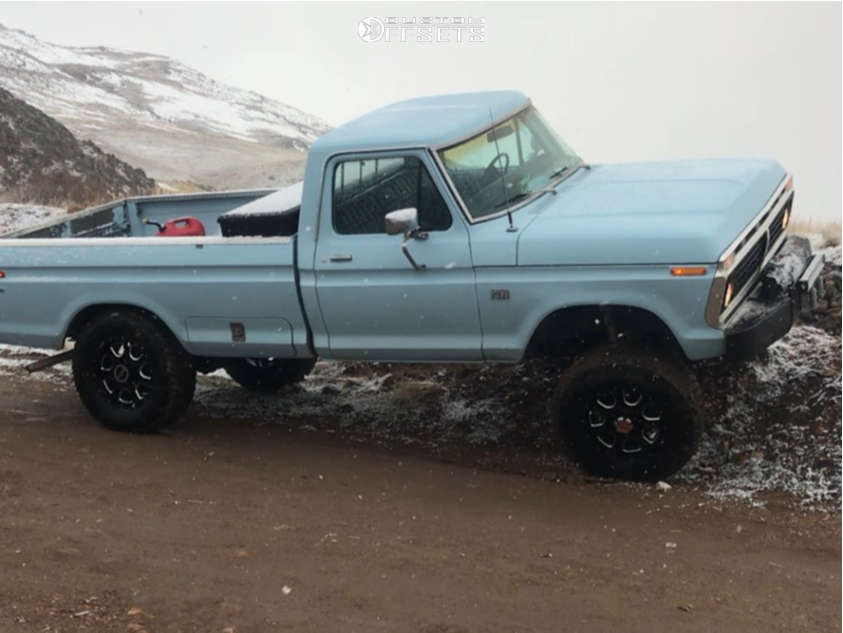 1976 Ford F-250 with 18x8.5 Vision Fury and 285/75R18 Nitto Trail ...