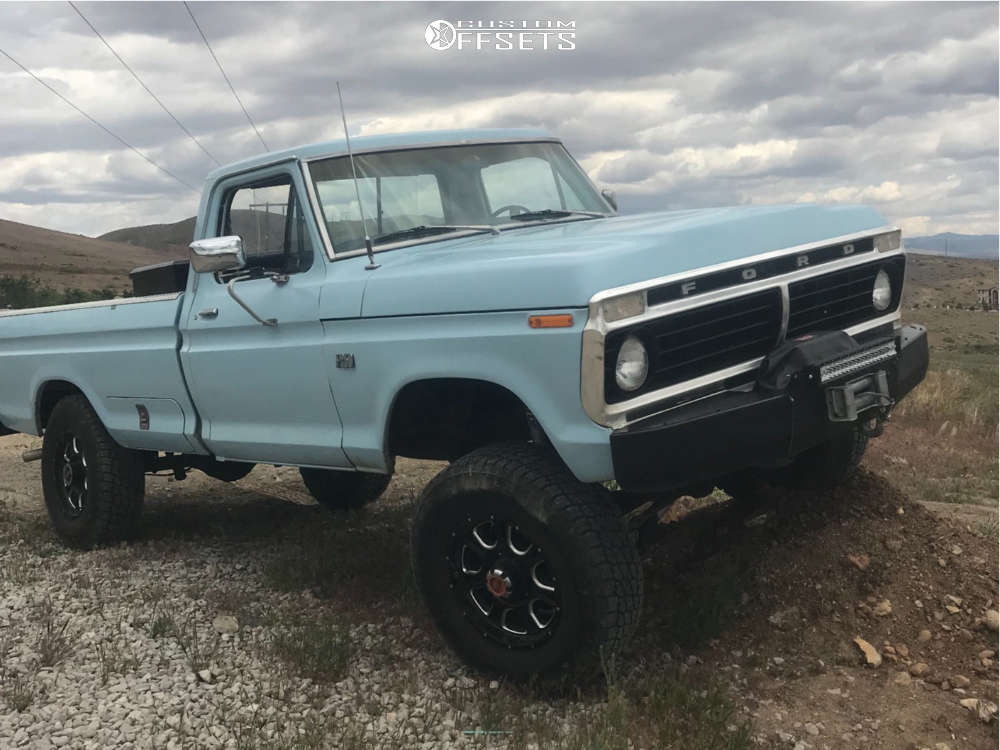 1976 Ford F-250 with 18x8.5 Vision Fury and 285/75R18 Nitto Trail ...