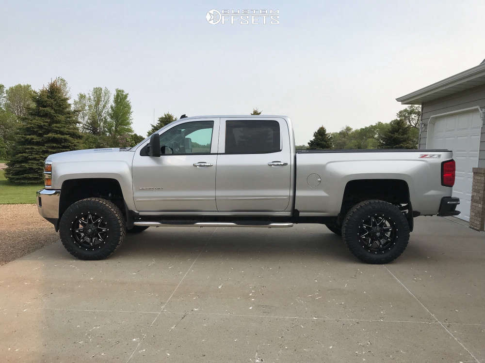 2015 Chevrolet Silverado 2500 HD with 20x9 1 Fuel Lethal and 35/11.5R20 ...