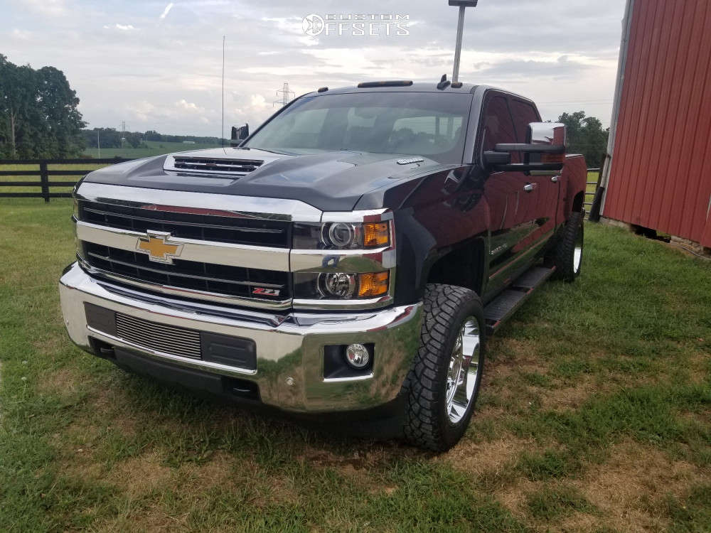 2018 Chevrolet Silverado 2500 HD with 20x10 -19 Hostile Alpha and 275 ...